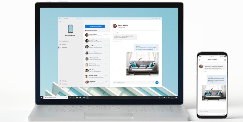 Windows 10 научилась отправлять SMS через смартфон