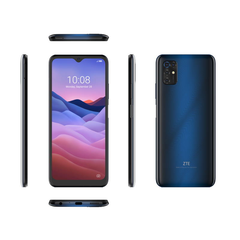В России представлен смартфон ZTE Blade V2020 Smart с экраном 6,82 дюйма