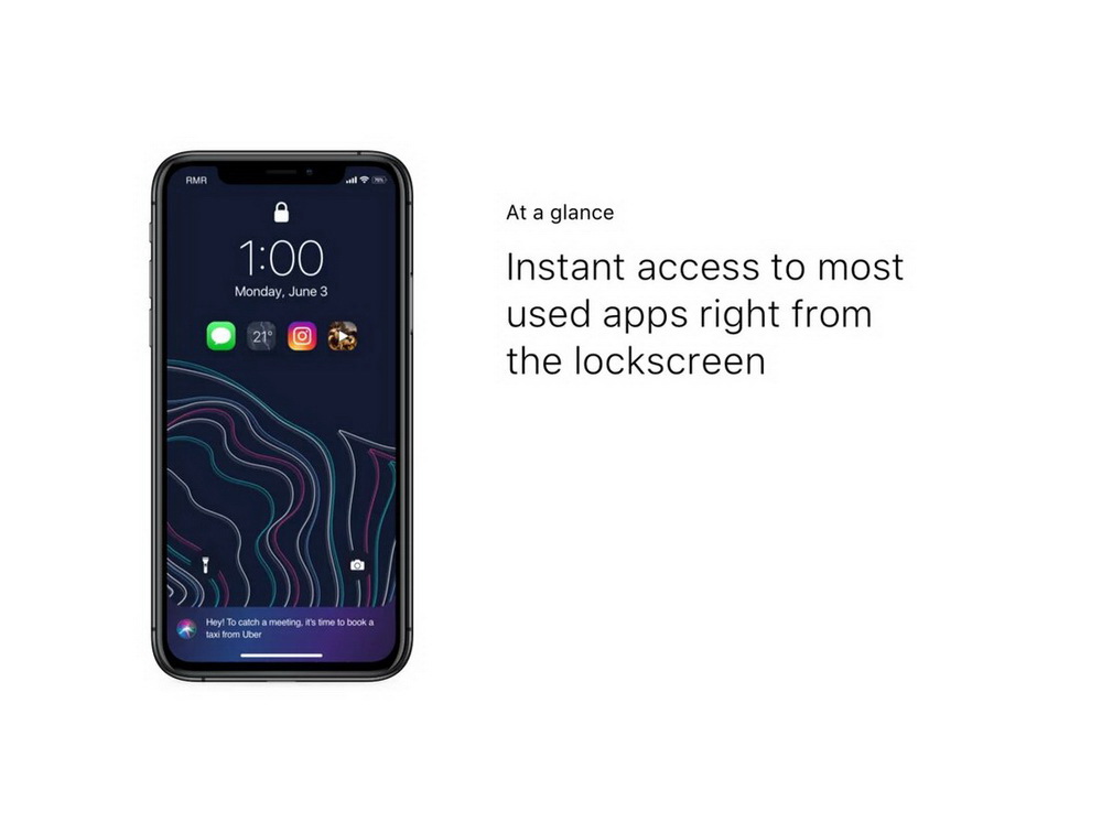 Концепт iOS 13 от российской компании Redmadrobot