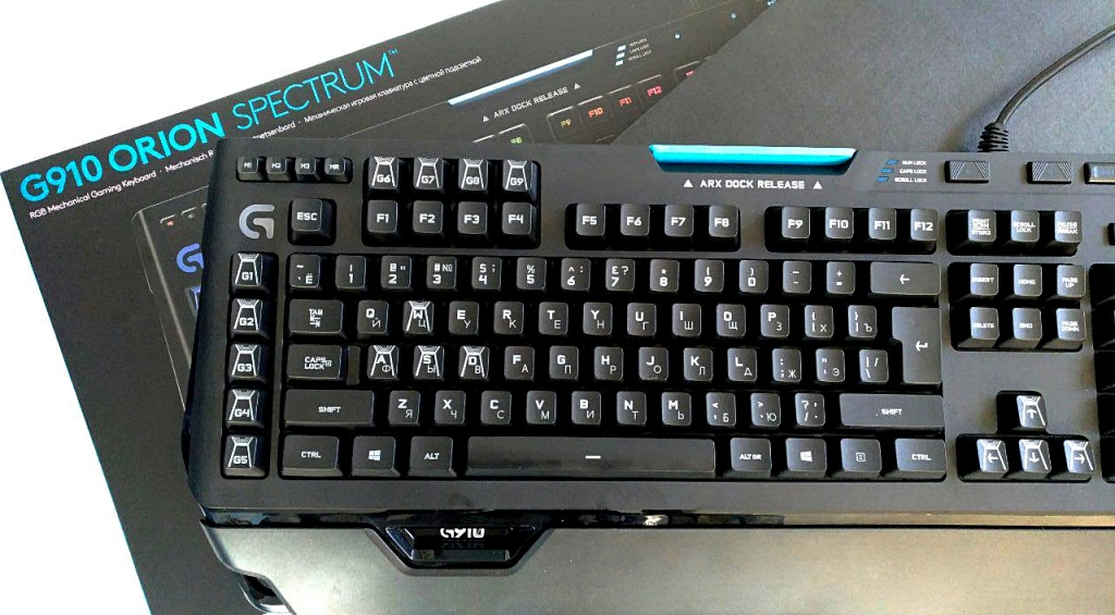 Обзор клавиатуры Logitech G910 Orion Spectrum